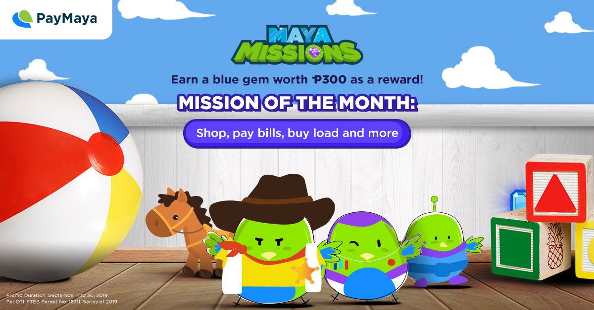 September Maya Missions Accumulated Spend P5000